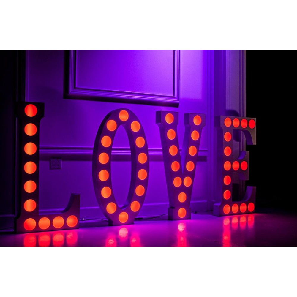 ADJ Eliminator Decor LOVE 2.0 Prop Sign $75 OFF PICK UP IN STORE